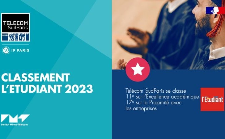 Télécom SudParis est 22e au classement l'Etudiant 2023