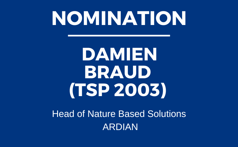 Damien BRAUD (TSP 2003) appointed Head of Nature Based Solutions at ARDIAN